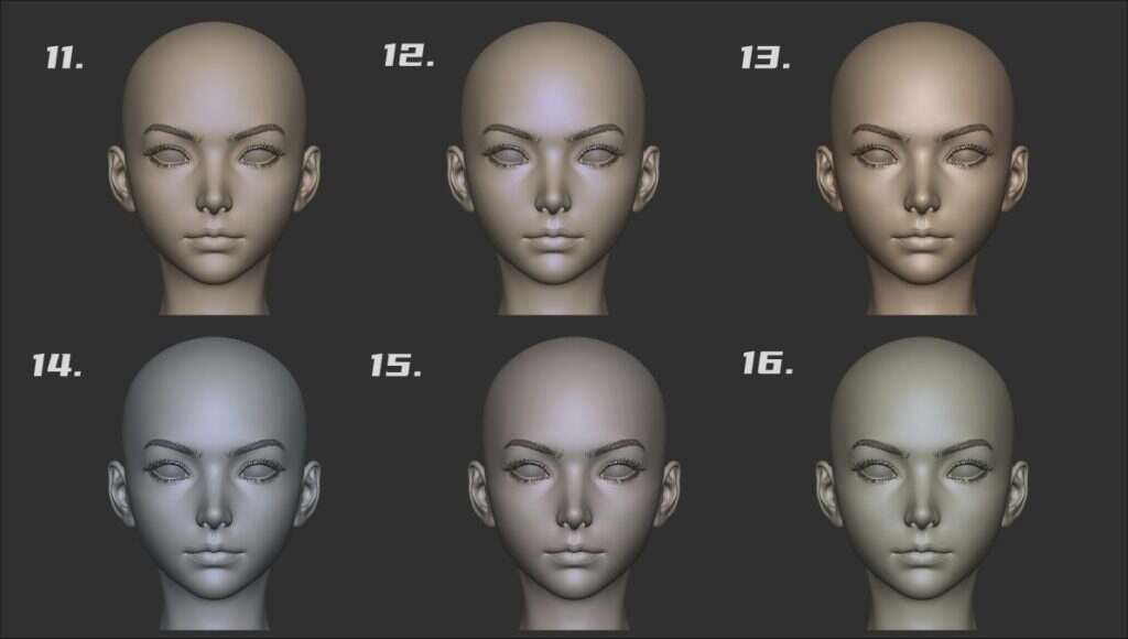 Zbrush材质球 - 3Dyyds